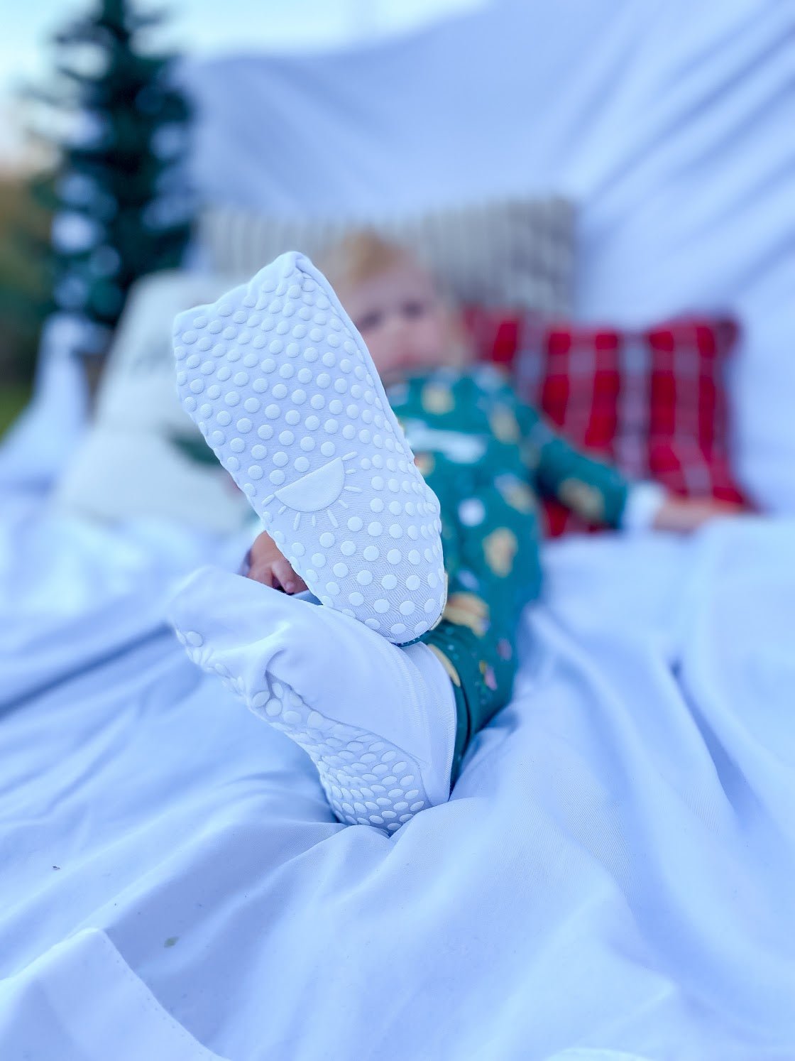 Foldover Footies with Grips on Two-Piece PJs for Kids | Ploom Baby